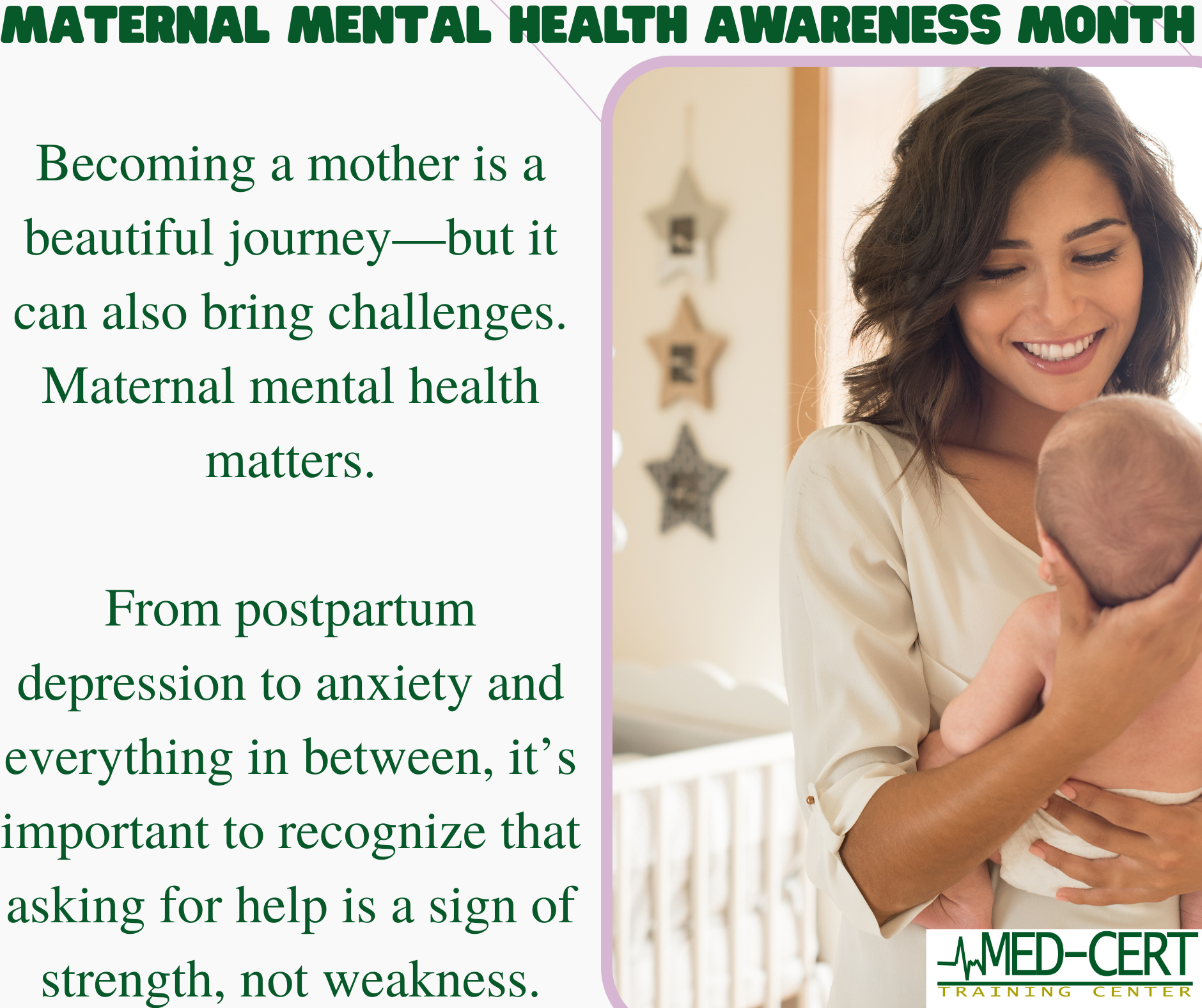 Strong Moms Healthy Families: Maternal Mental Health Matters